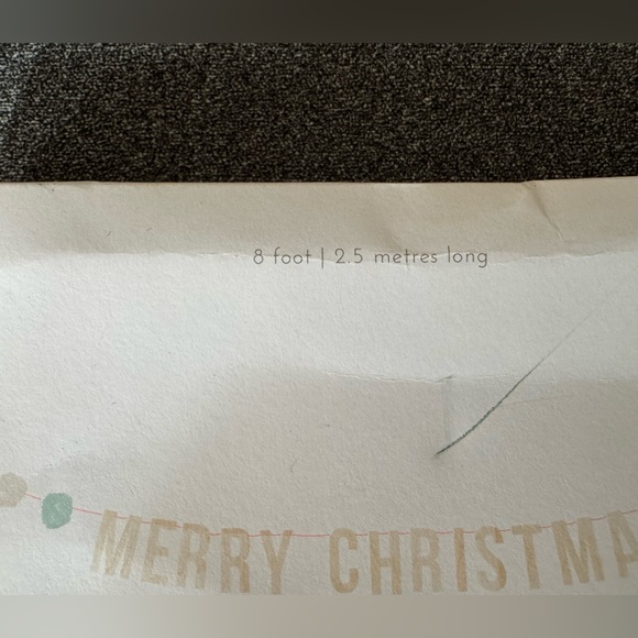 Meri Meri | Holiday | Nib Meri Meri 8 Ft Merry Christmas Garland | Poshmark